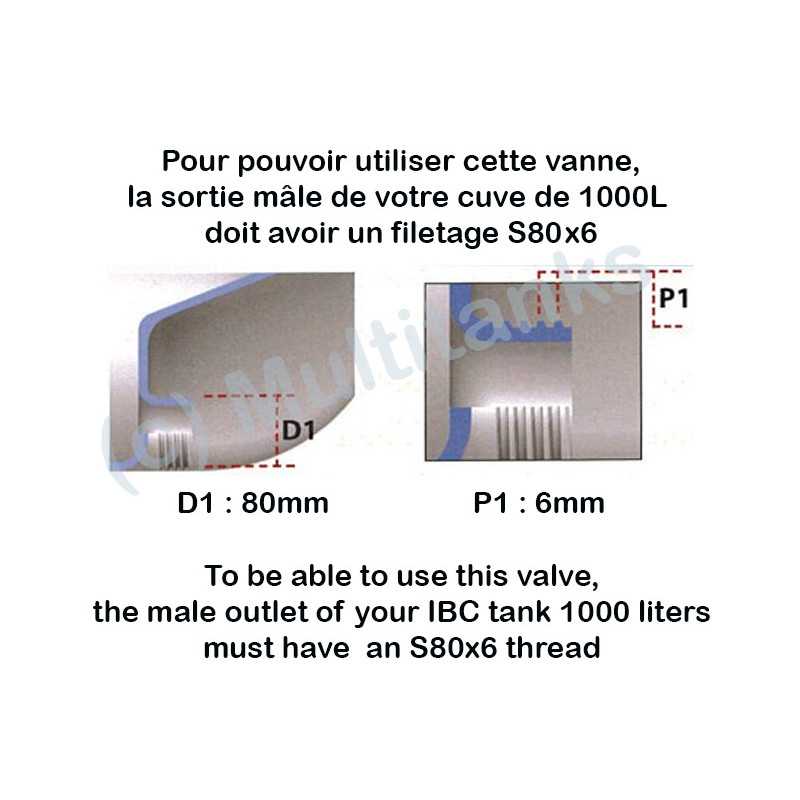 75mm ball valve with floating nut and LDPE seals