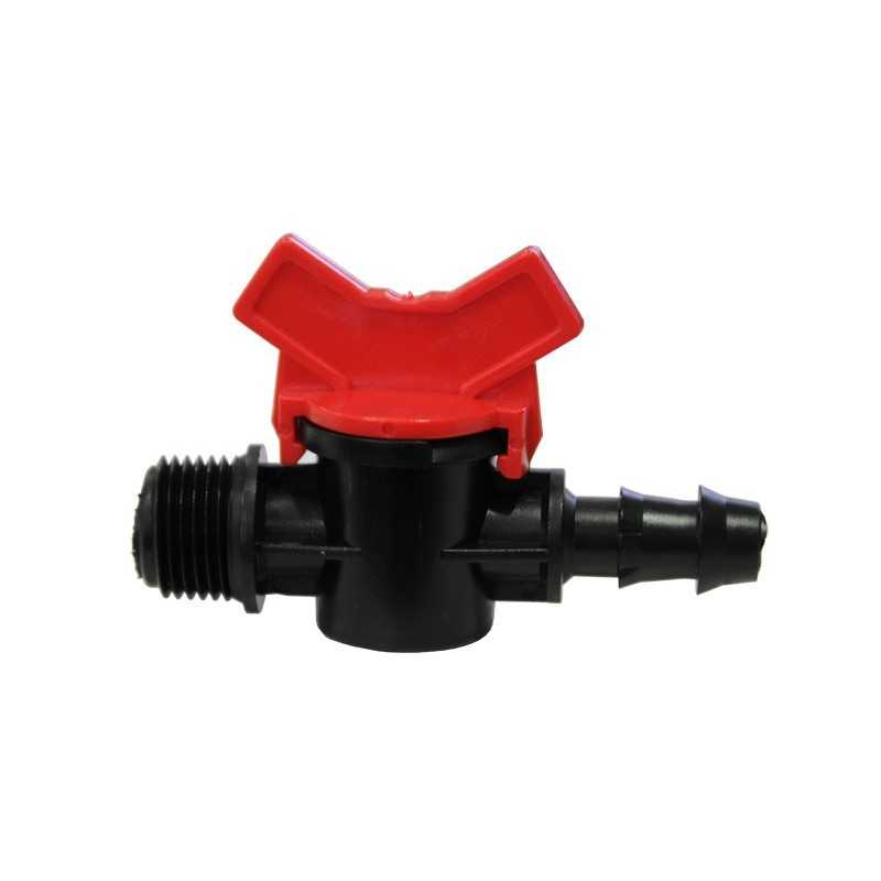 Mini fillet valve 3/4"- fluted 20 mm